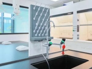 Lab drying racks – Chemical Resistant Worktop